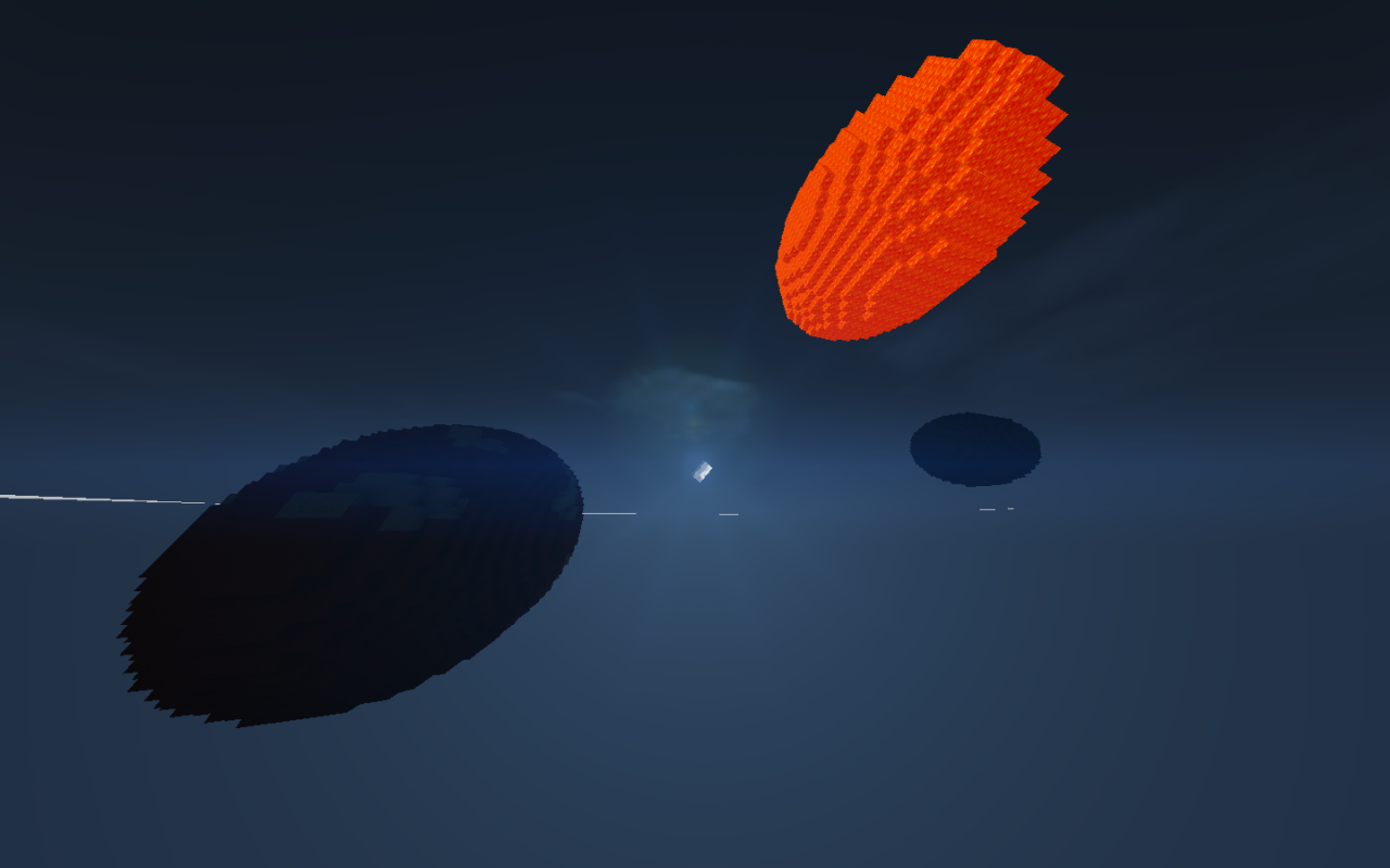 Space Themed Hub Minecraft Map