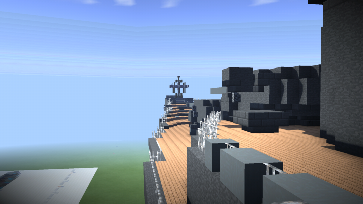U.S.S. Iowa 1:1 scale Minecraft Map