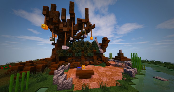 Wood Elven Witch Hut Tutorial Minecraft Project