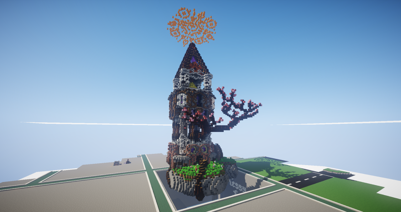 Fantasy Tree Tower (Cubed Creative) Minecraft Map