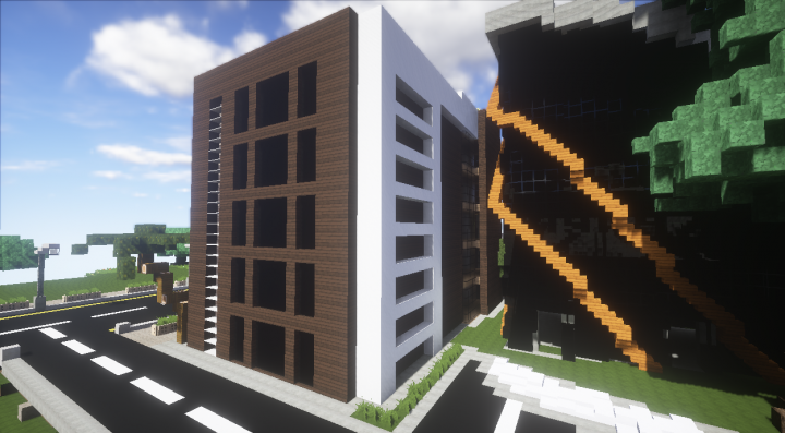 Modern | Small Hotel - 4 floors Minecraft Map
