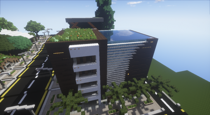 Modern | Small Hotel - 4 floors Minecraft Map