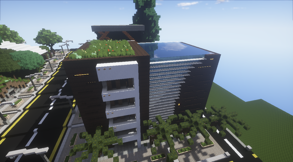 Modern | Small Hotel - 4 floors Minecraft Map
