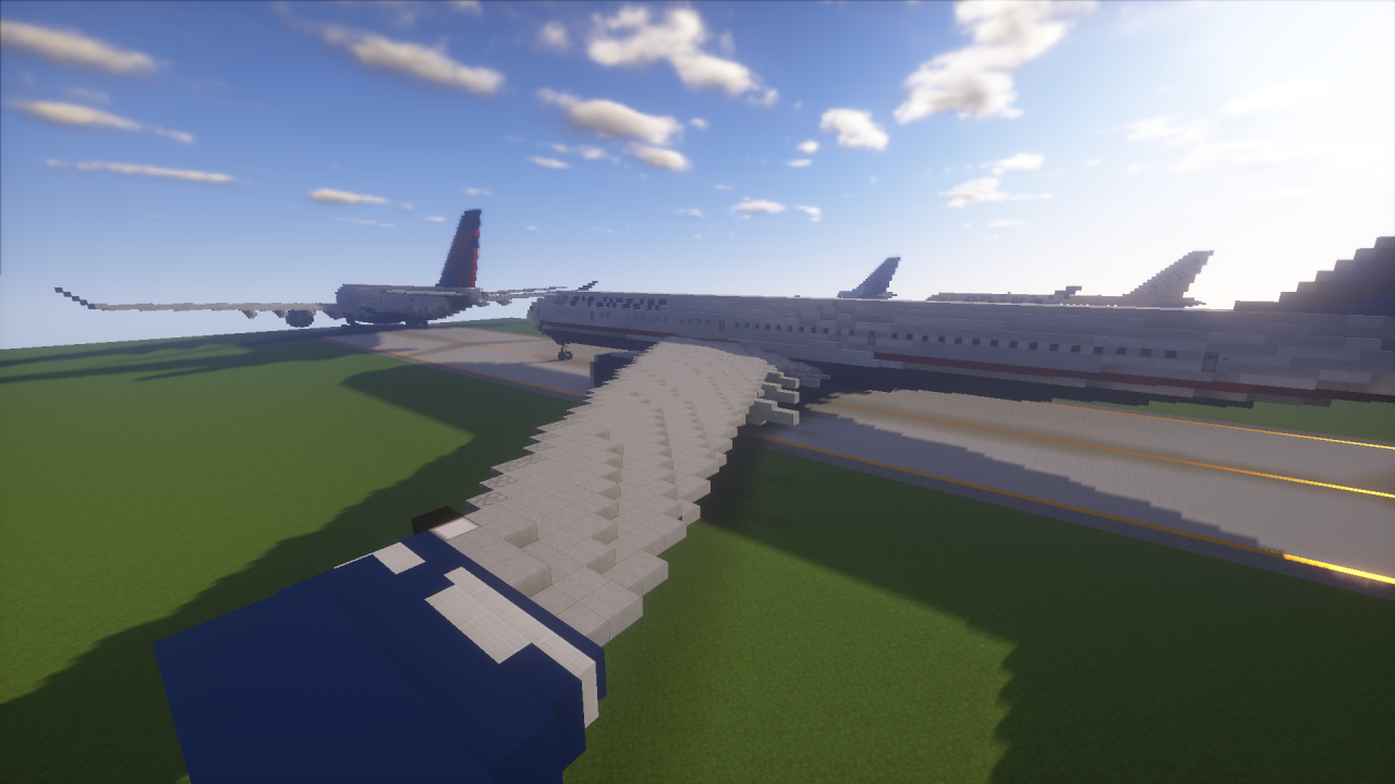 U.S. Airways Airbus A330 Minecraft Map