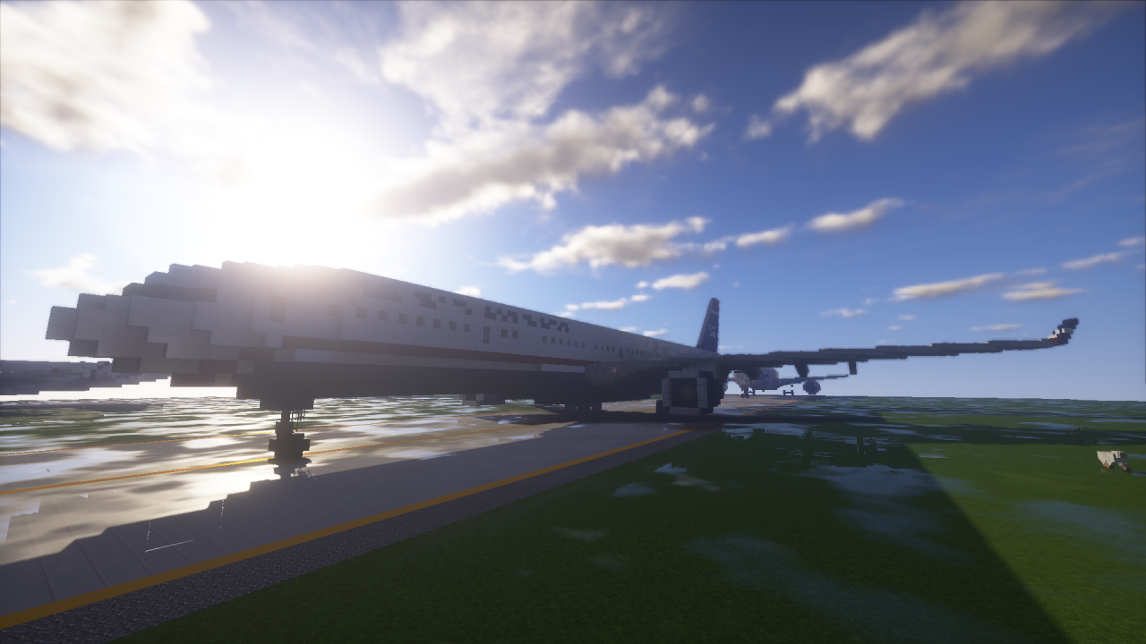 U.S. Airways Airbus A330 Minecraft Map
