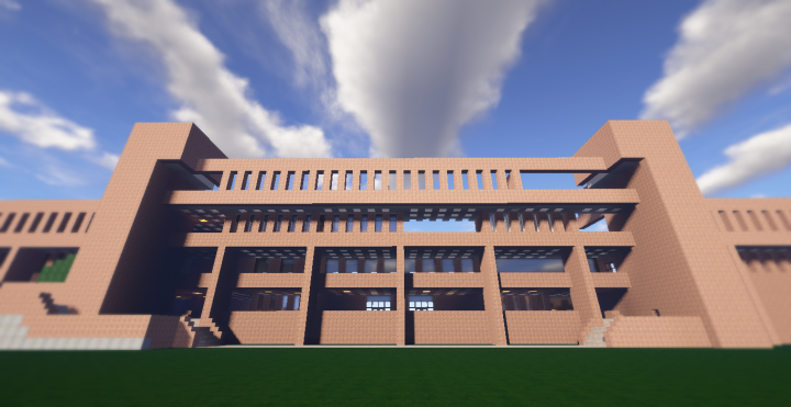 University of Texas at Arlington - Fine Arts Building Minecraft Map