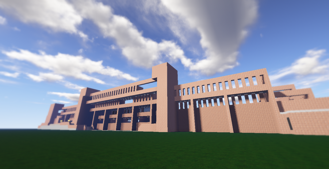 University of Texas at Arlington - Fine Arts Building Minecraft Map