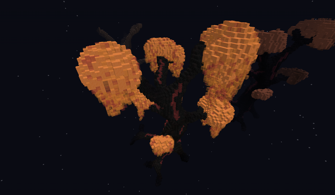 Burning/Molten Tree Minecraft Map
