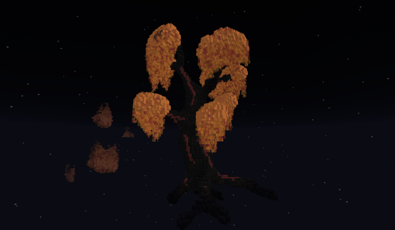 Burning/Molten Tree Minecraft Map