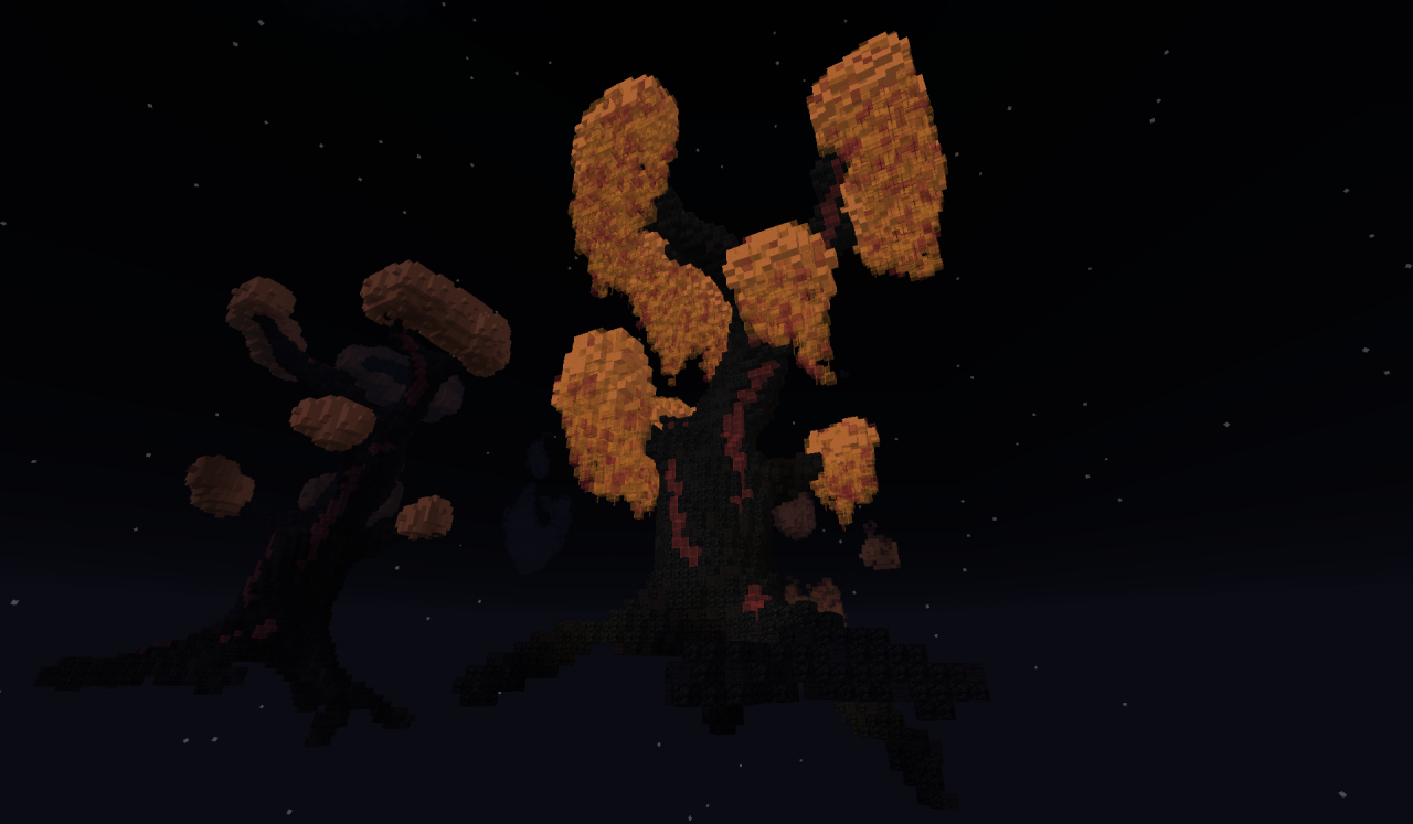 Burning/Molten Tree Minecraft Map