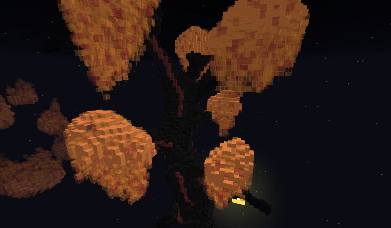 Burning/Molten Tree Minecraft Map