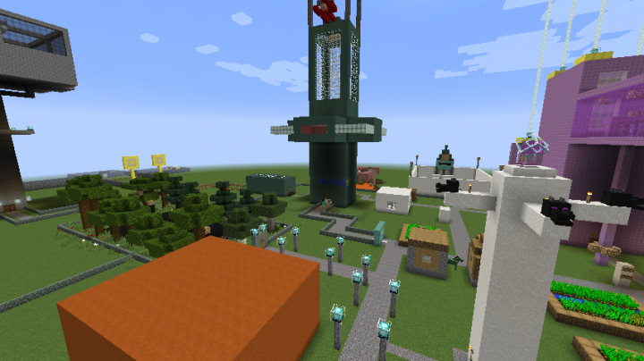 Inazuma City: A city based on the Anime: Inazuma Eleven Minecraft Map