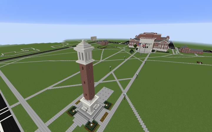 The University of Alabama 1:1 Minecraft Map