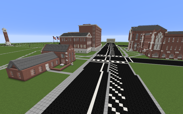 The University of Alabama 1:1 Minecraft Map