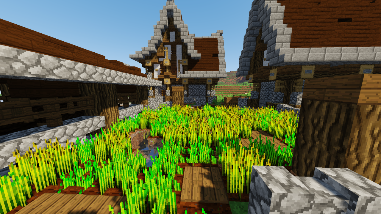 Small Medieval Farm Minecraft Map
