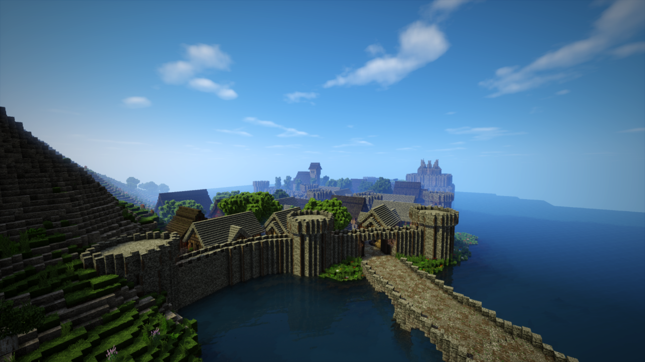 "Mineriel Project" (IIpoctoDallas) City of Freatania Minecraft Map