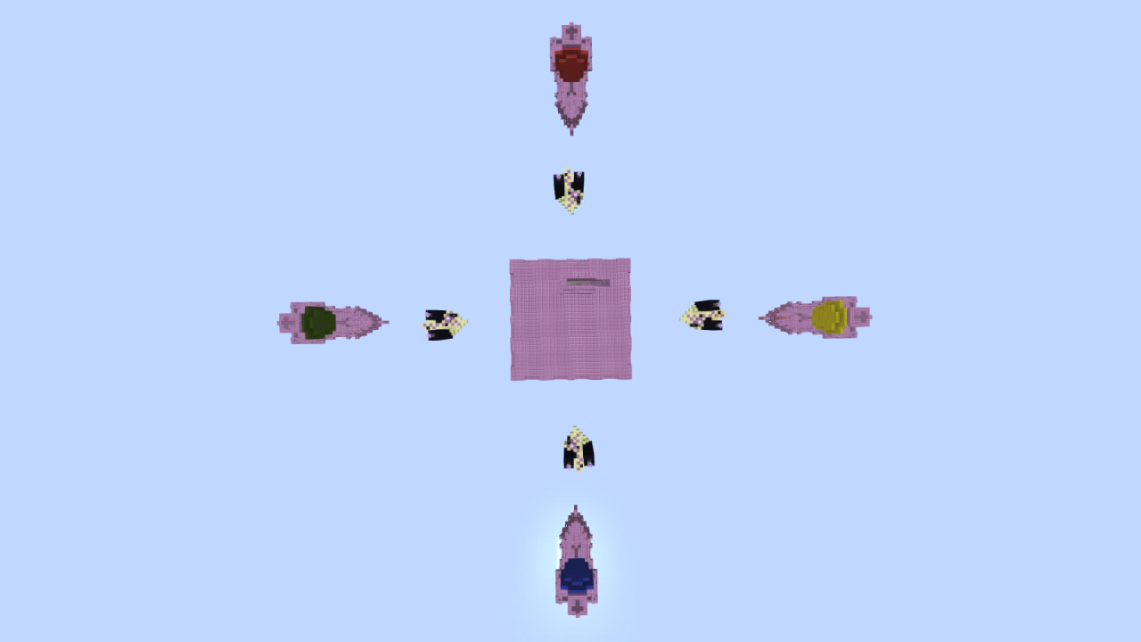 BedWars End MAP+SCHEMATIC Minecraft Map