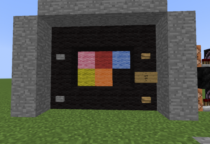 Working TV Minecraft Map