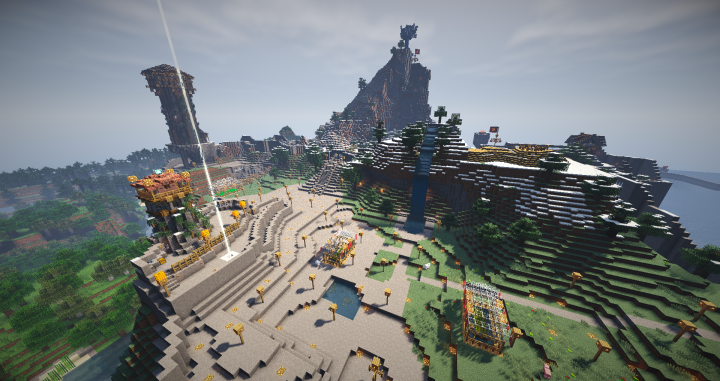 Bergfestung Minecraft Map