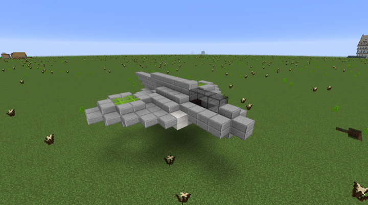 [OLD] Martian Attack Fighter - Concept Model Minecraft Map