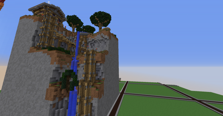 51x51 plot terraformed and built on Minecraft Map
