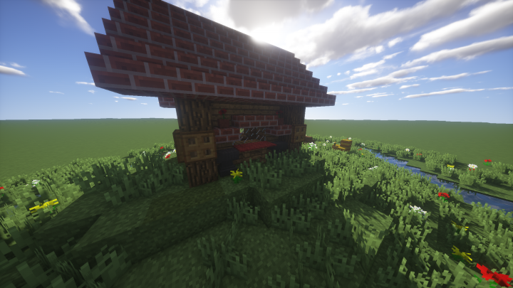 Small House On Hill Minecraft Map