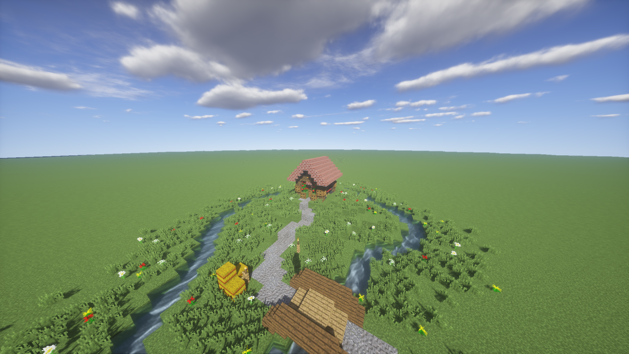 Small House On Hill Minecraft Map