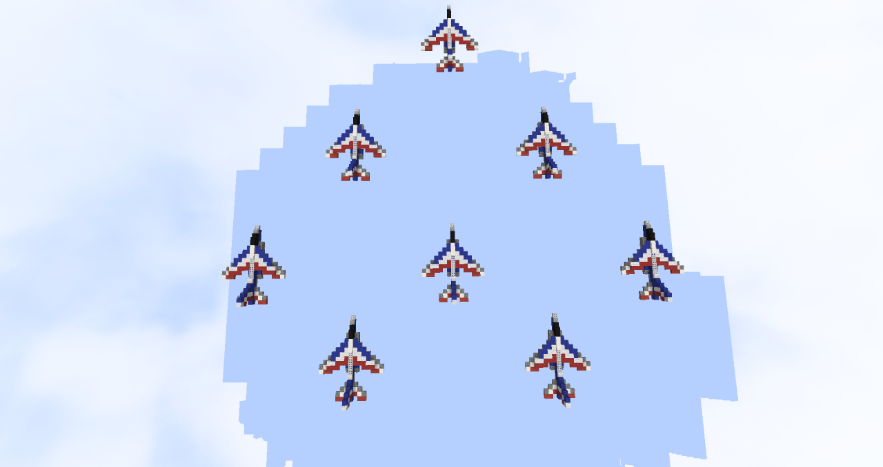 [French Display Team] Patrouille de France Minecraft Map