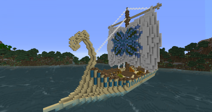 Elven Ship Minecraft Map