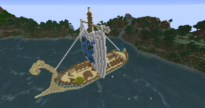 Elven Ship Minecraft Map