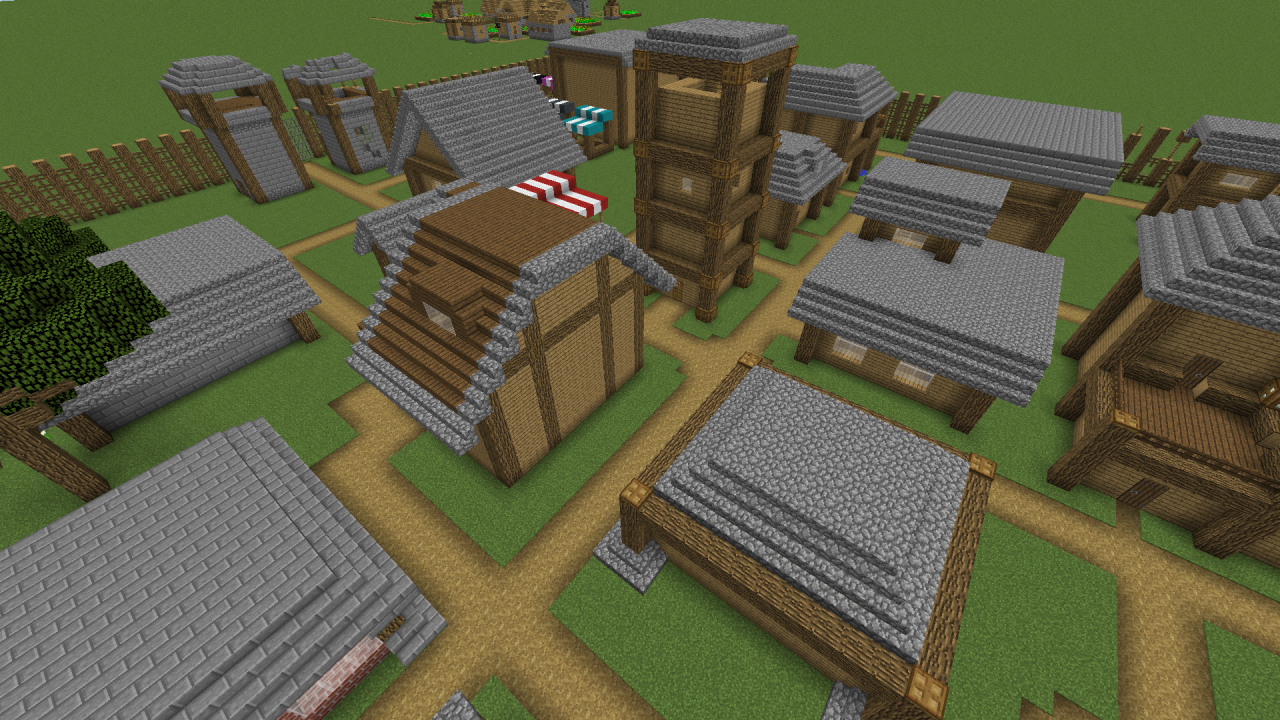 Simple town Minecraft Map