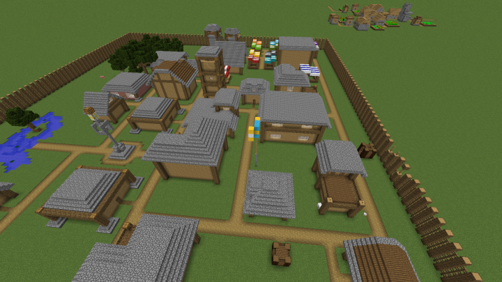 Simple town Minecraft Map
