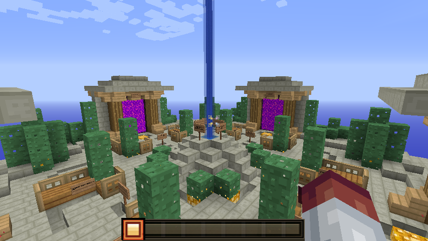 Small Portal Hub Minecraft Map