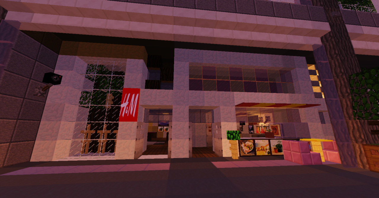Shopping mall (interior) Minecraft Map