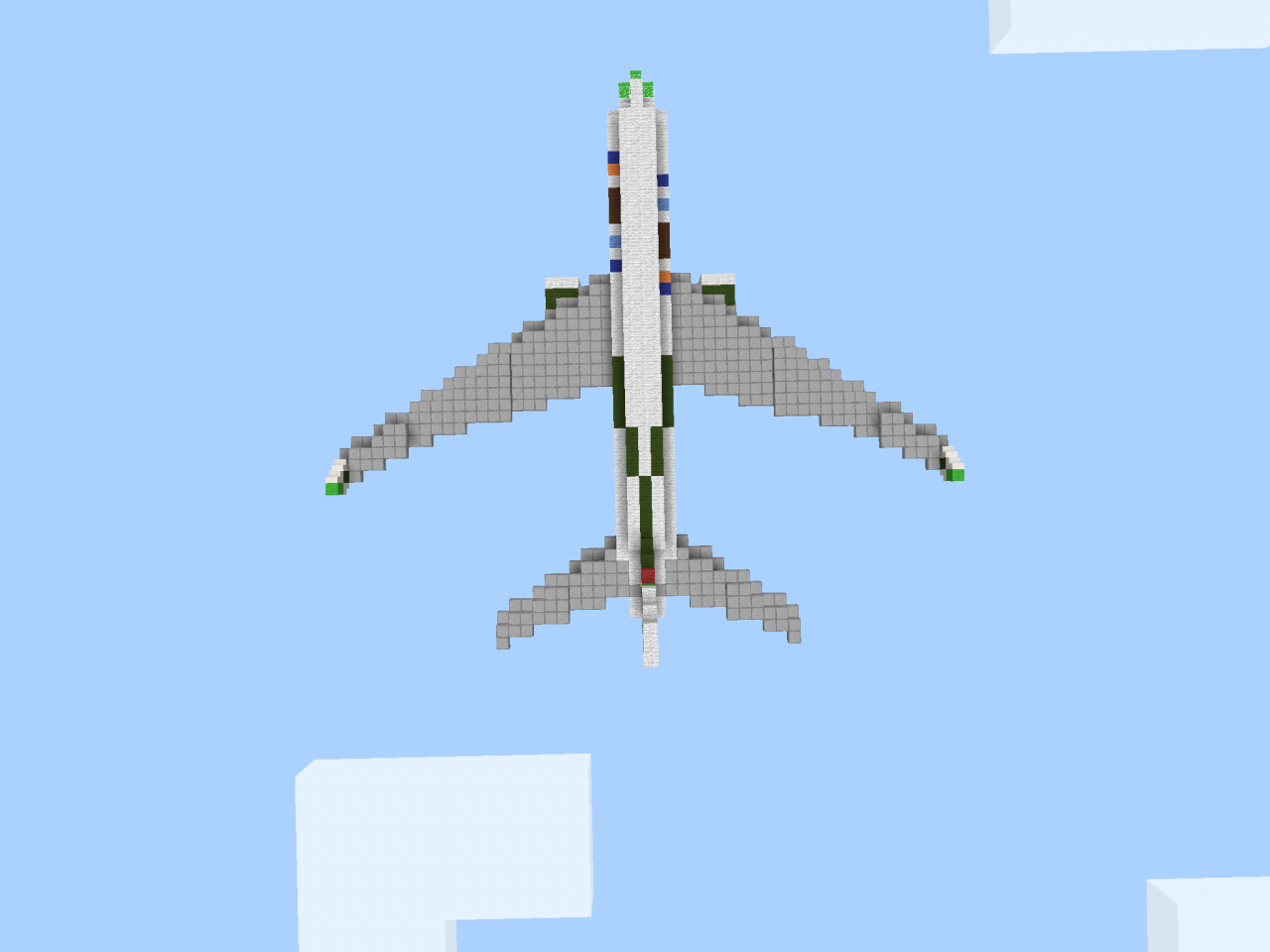 Boeing 757 Minecraft Map