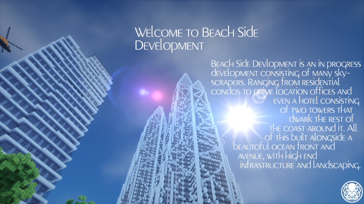 [OLD] Beach Side Development - Contemporary Downtown Minecraft Map