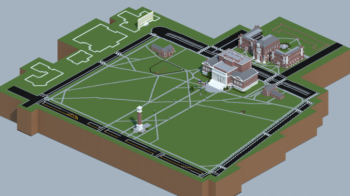 The University of Alabama 1:1 Minecraft Map