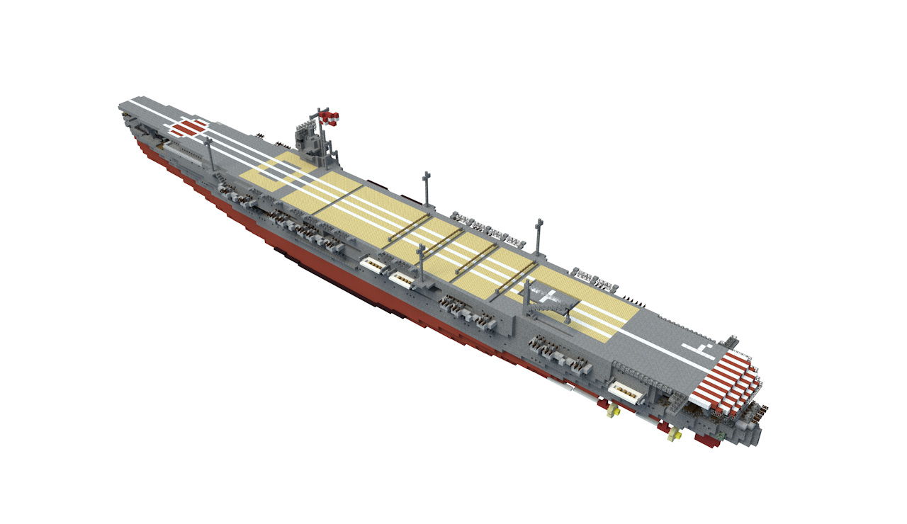 IJN CVL Tone (1943) Minecraft Map