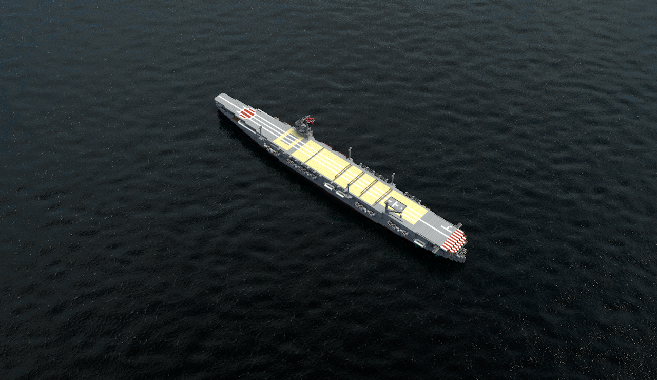 IJN CVL Tone (1943) Minecraft Map