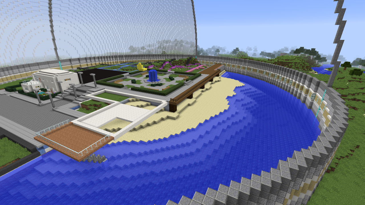 Elytra fight arena Minecraft Map