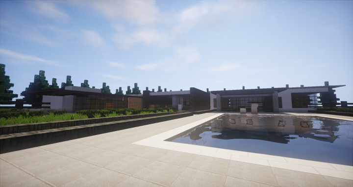 Modern Holiday Bungalow Minecraft Map