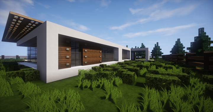 Modern Holiday Bungalow Minecraft Map