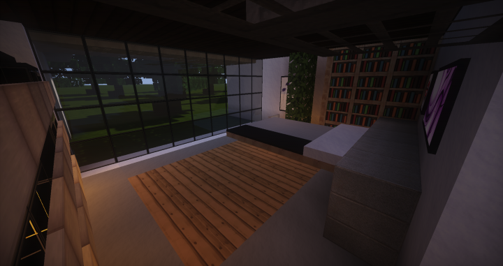 Modern Holiday Bungalow Minecraft Map