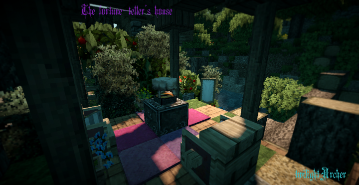 The fortune-teller's house Minecraft Map