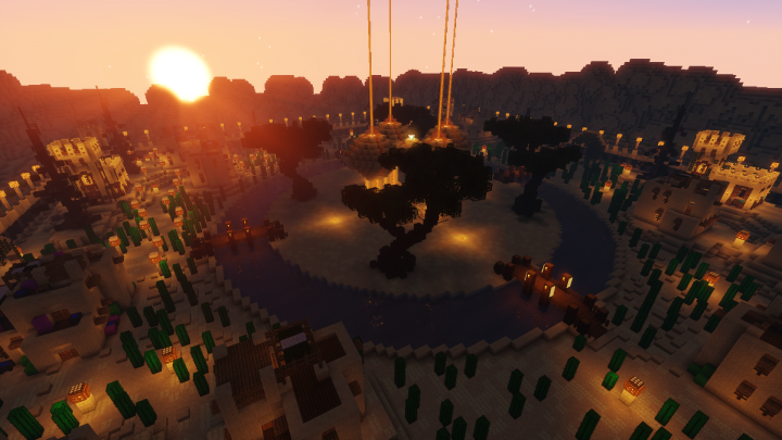 Desert Server Spawn Minecraft Map