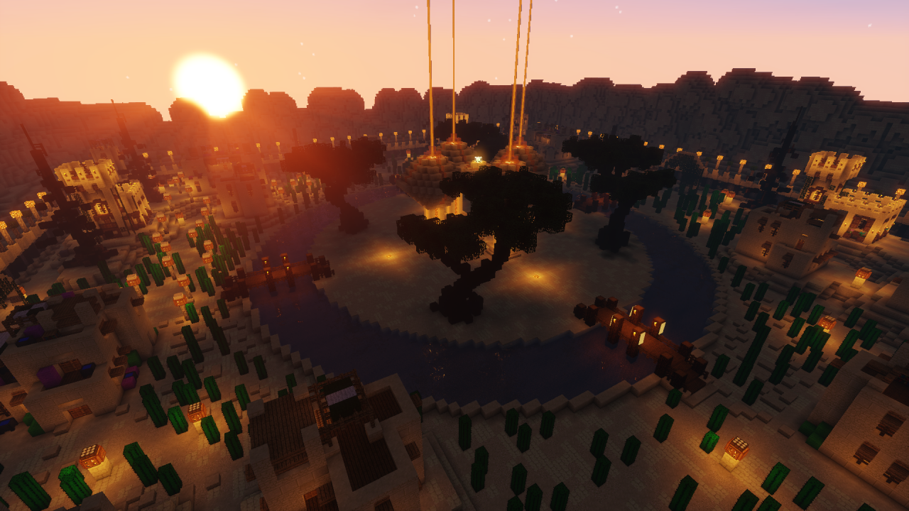 Desert Server Spawn Minecraft Map