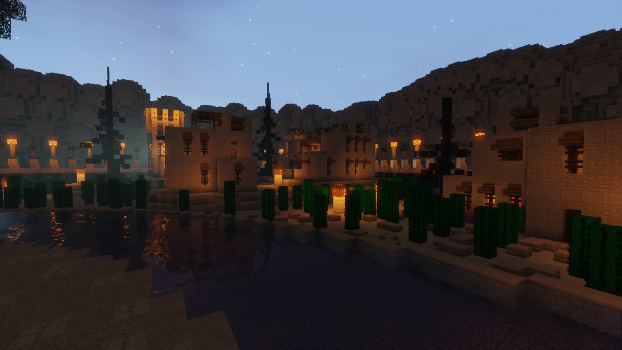 Desert Server Spawn Minecraft Map