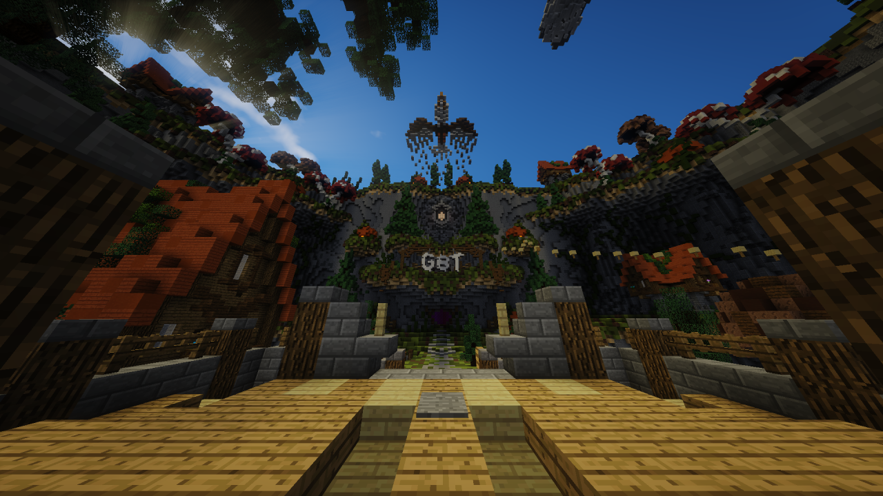 Large Nature Hub Minecraft Map