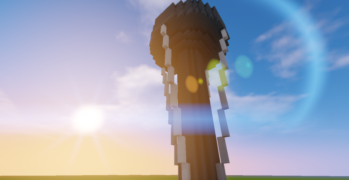 Modern Control Tower - Not Furnished - With Radar Minecraft Map