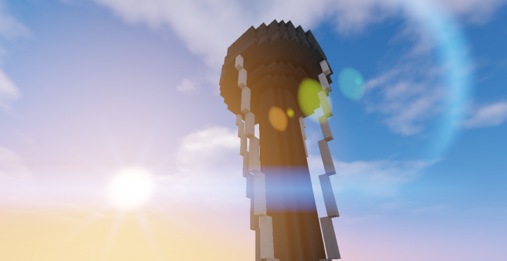 Modern Control Tower - Not Furnished - With Radar Minecraft Map